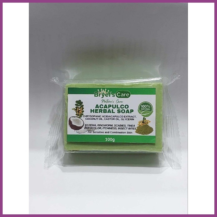 Acapulco Herbal Soap All Natural 100g Anti-Fungal Soap Eczema,Tinea ...