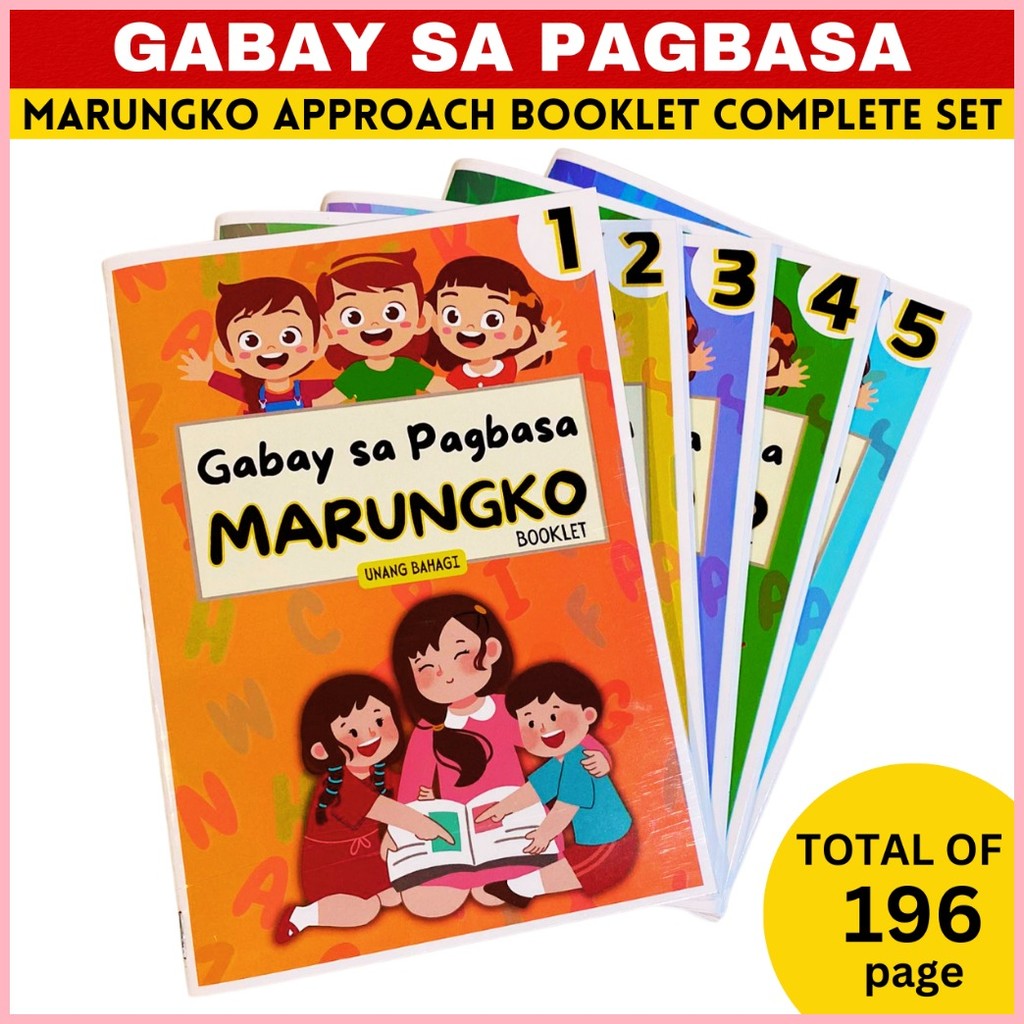 Marungko Approach Booklet/Worksheets Gabay sa Pagbasa Kindergarten to ...