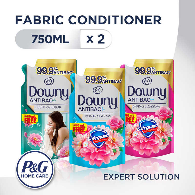 657 [Bundle Of 2] Downy Fabric Conditioner Kontra Germs Kulob Spring ...