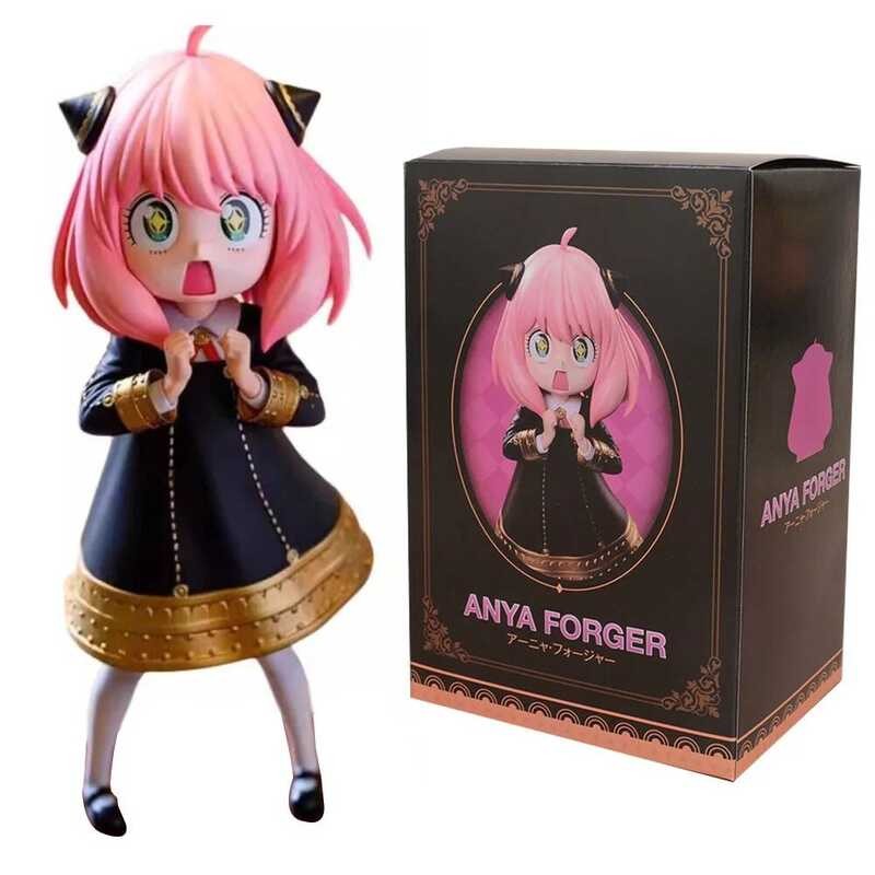 18Cm Anime SPY Family Anya Forger Star Eye Wakuwaku Cute Standing Model ...