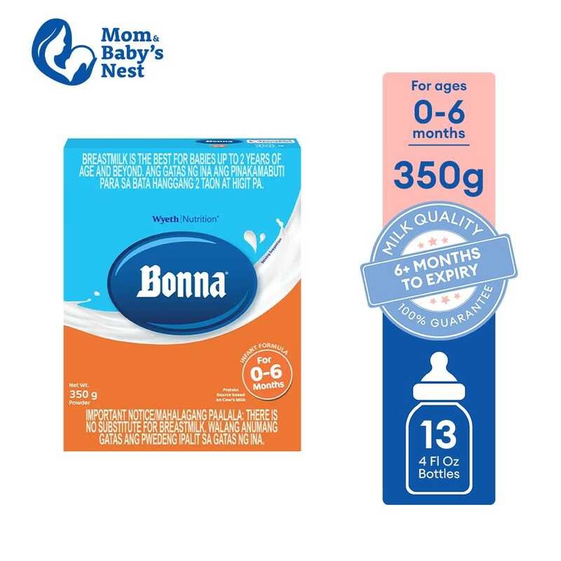 BONNA Stage 1 Infant Formula For 0 To 6 Months, Box 350G Welcome The ...