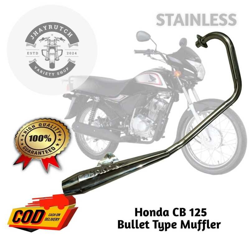 Honda CB 125 Bullet Pipe Muffler With Silencer Bcb | Shopee Philippines
