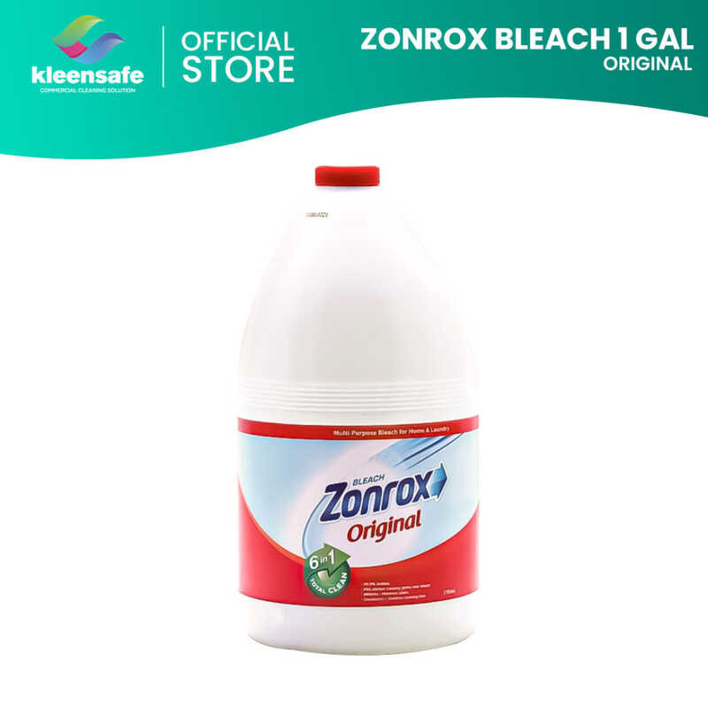 Kleensafe X Zonrox Original Bleach 1 Gallon Surface Cleaner Restaurants ...