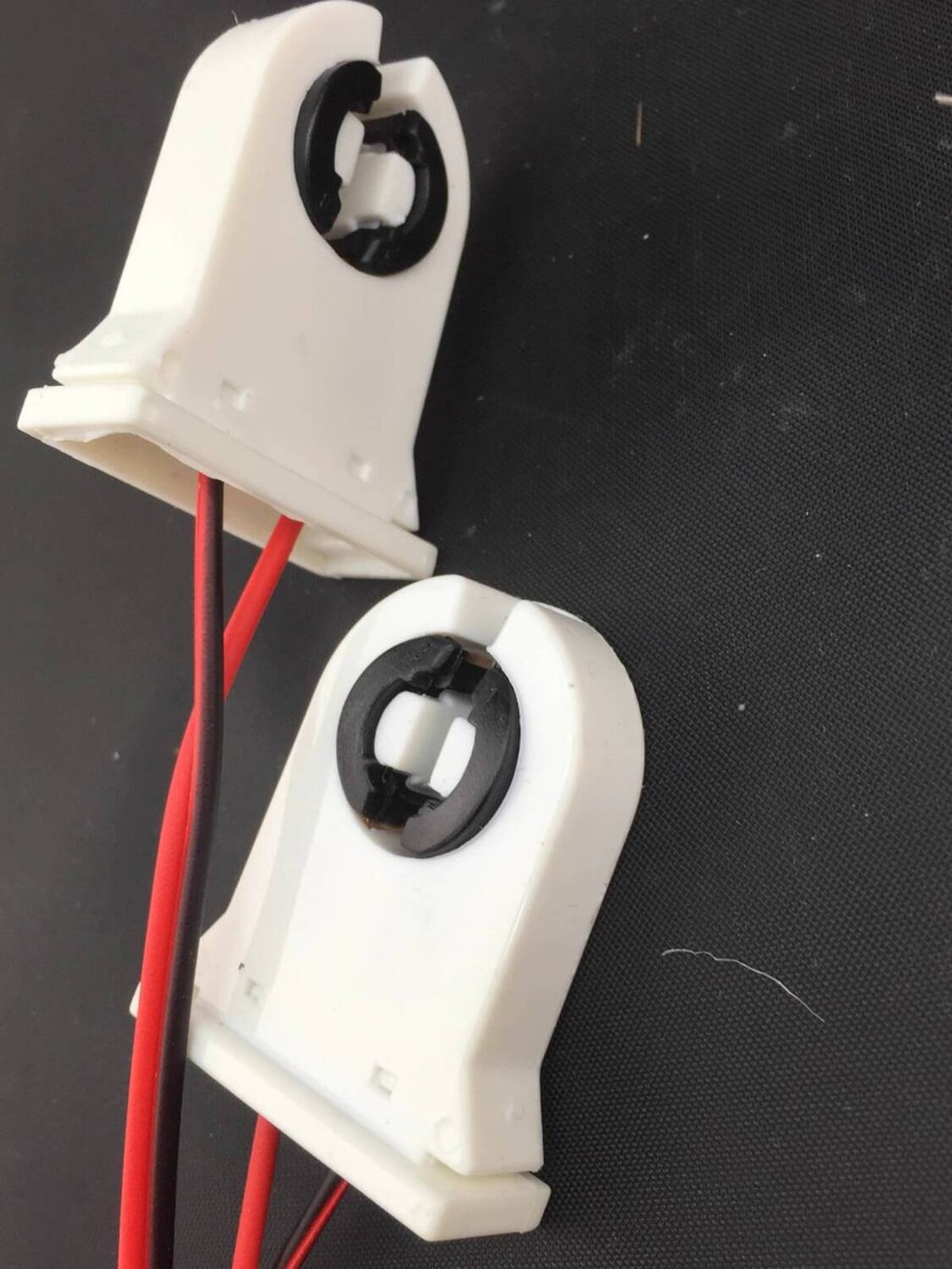 ☑♥ T8 Lamp Tube Electronic Connection Wire Lamp Foot Lamp Holder Ultra ...