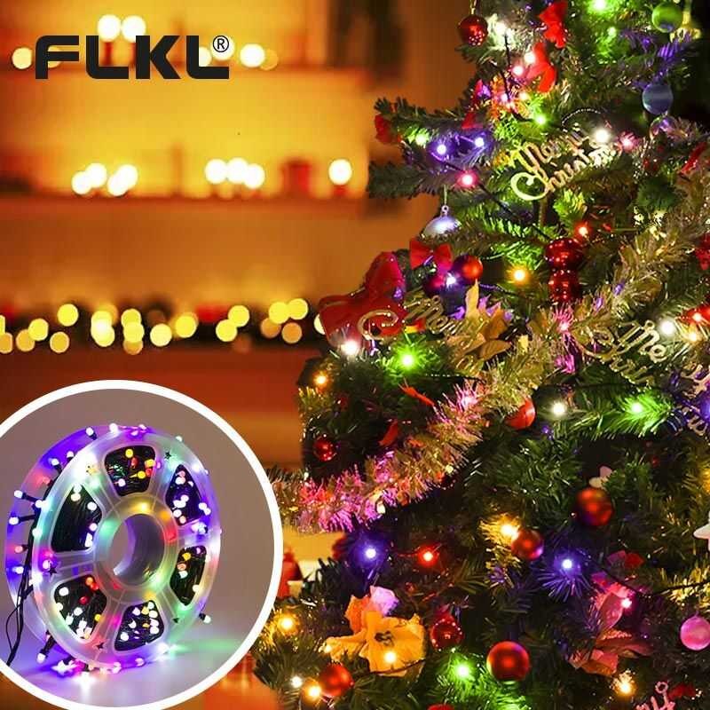 LY FLKL 10-100M LED String Christmas Lights Christmas Tree Light ...