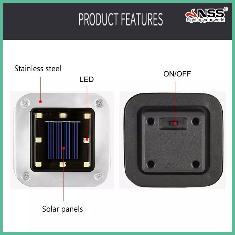 ♂ NSS LED Underground light Waterproof Floor Lamp Outdoor Garden Path ...