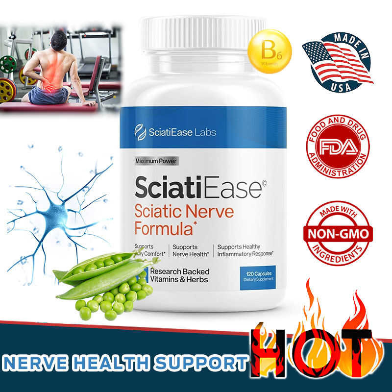 Tt Sciatiease Sciatic Health Supplement With Alphapalm, Pea, Vitamin B ...