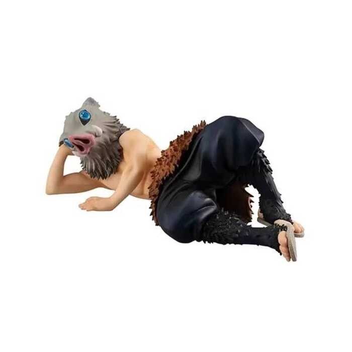 Anime Demon Slayer Inosuke Hashibira Lying Down Palm Series Model Boxed ...