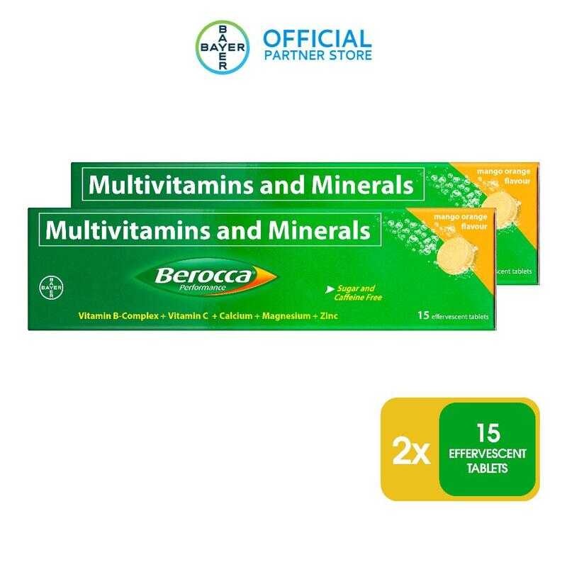 Berocca® Performance (Mango Orange) Multivitamins + Minerals 15 ...
