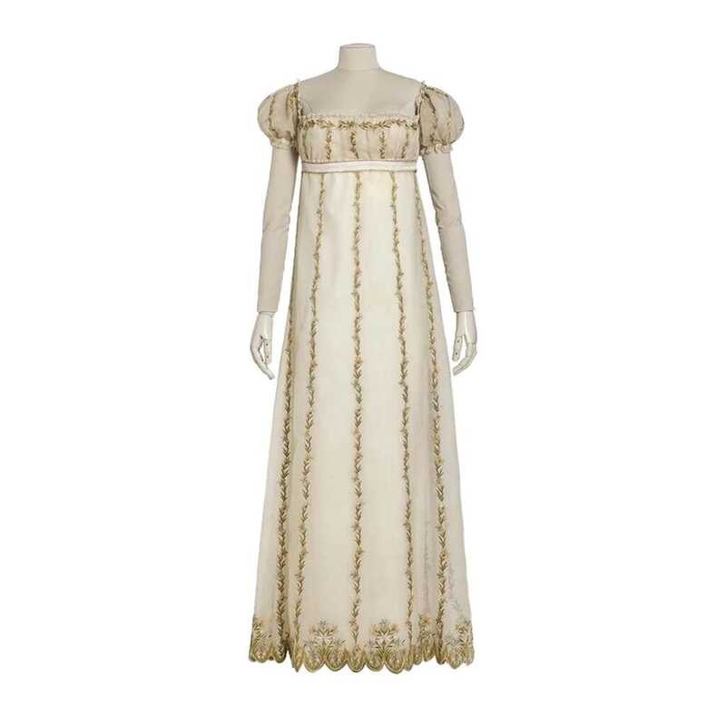 Regency Tudor Afternoon Costume Royal Court Noble High Waistline ...