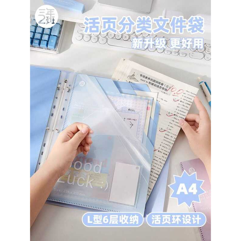 Class 3-2 Loose-Leaf Classification File High-Value New A4 Document ...
