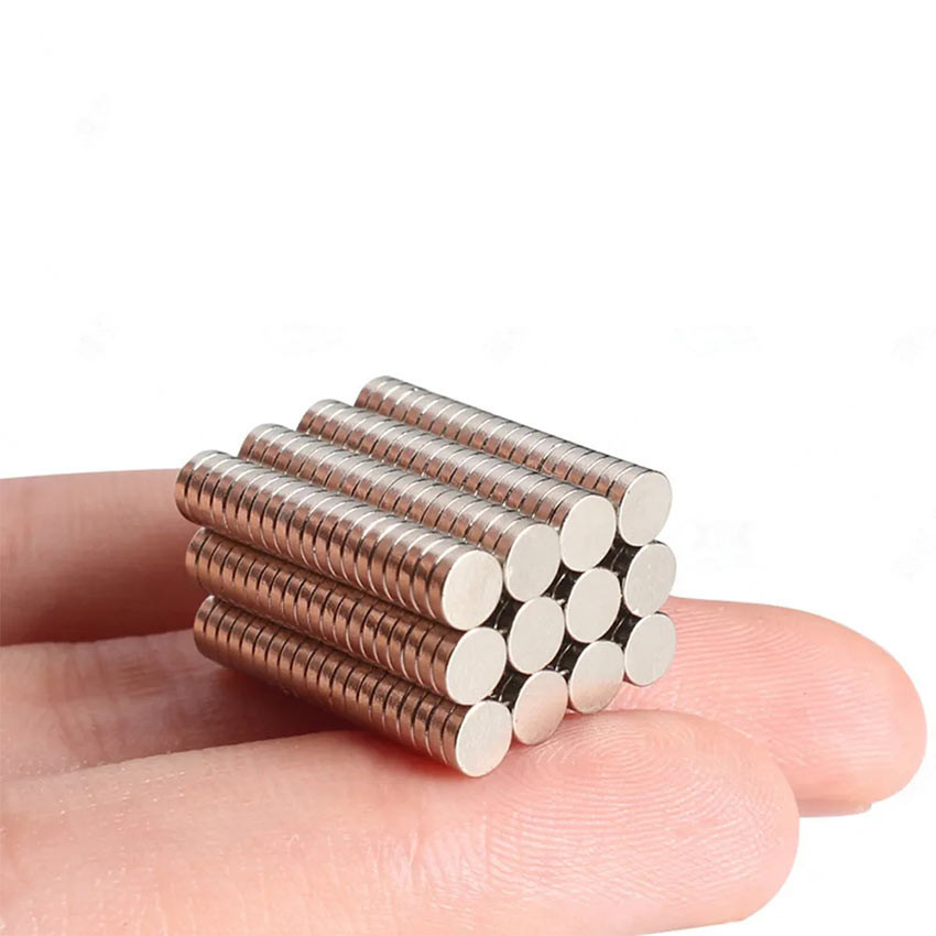 50pcs mini strong round disc magnets/round rare earth NdFeB super ...