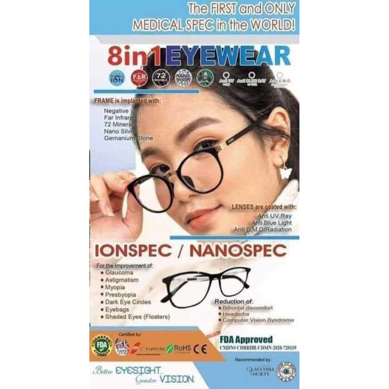 NANO IONSPEC M37b M38b–The Medical Eyewear Spectacle Nature And Science ...