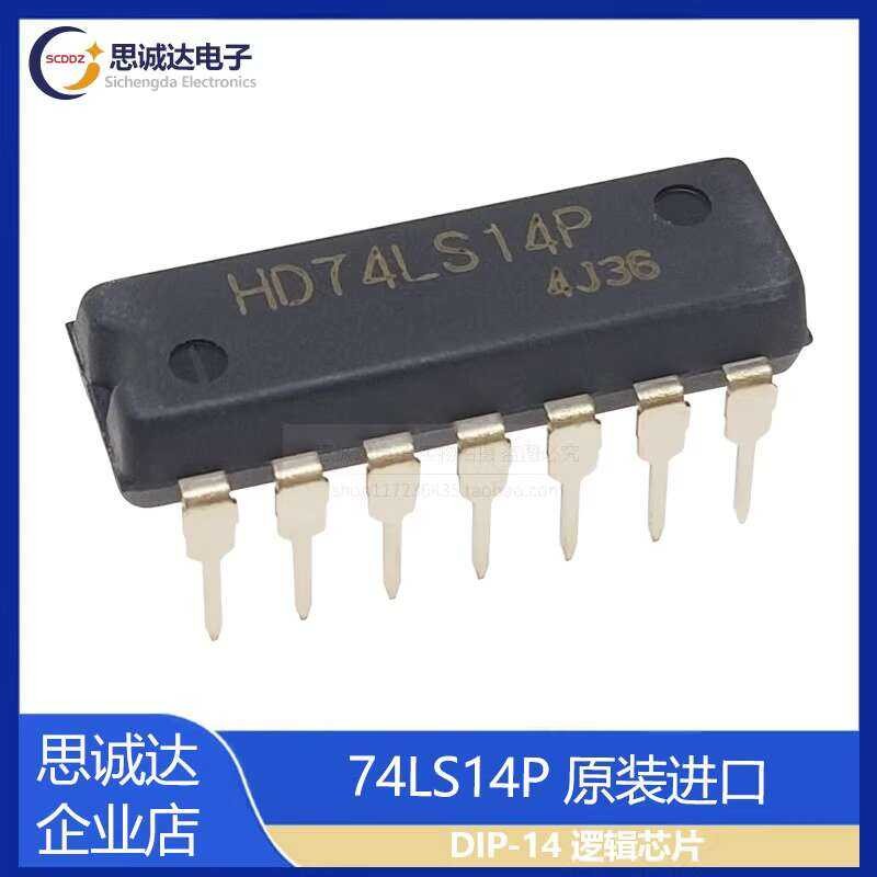 New original HD74LS14P SN74LS14N DIP-14 digital IC Hitachi 74LS14 ...