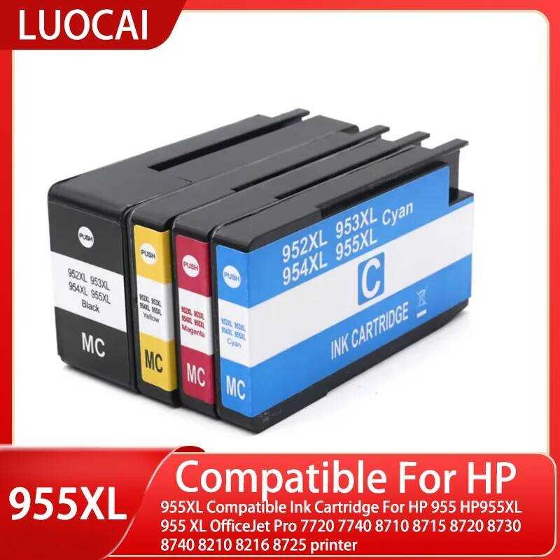955XL Compatible Ink Cartridge For HP HP955XL 955 XL OfficeJet Pro 7720 ...