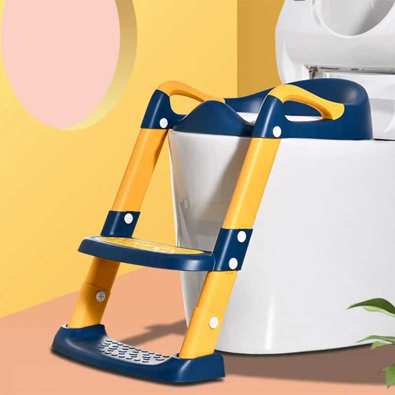 Children's Stool Stair Foldable Assistant Boys And Girls Ladder Baby ...
