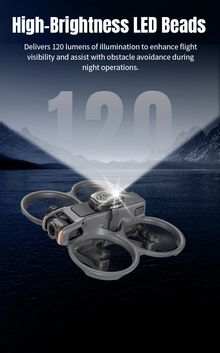 Drone Accessories Strobe Light Alarm Tracker W 120dB Speaker 100-Lumen ...