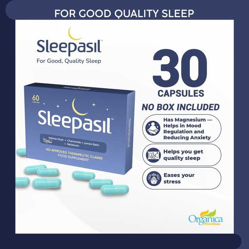 [For Good Quality Sleep] ] Sleepasil Melatonin Supplement (30 Capsules ...