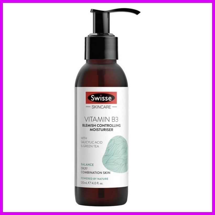 Swisse Vitamin B3 Blemish Controlling Moisturiser 120ml | Shopee ...