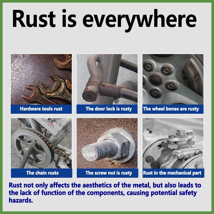 Rust Remover Spray Multi-Use Penetrating Oil Rust Remover anti-rust ...
