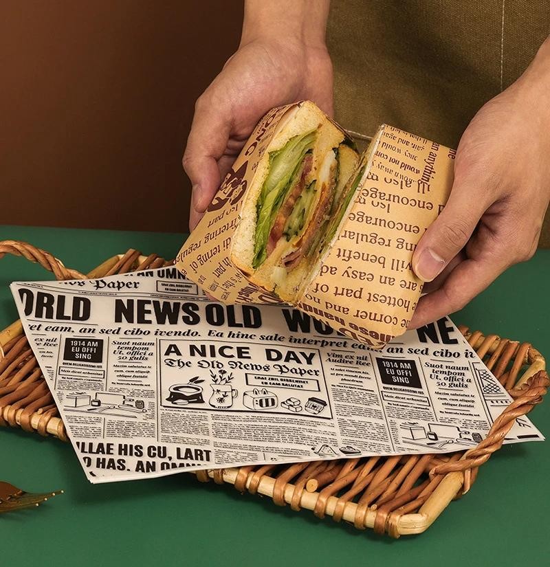 100pcs Greaseproof Paper Oil Proof Paper Kitchen Oil Absorption Paper ...