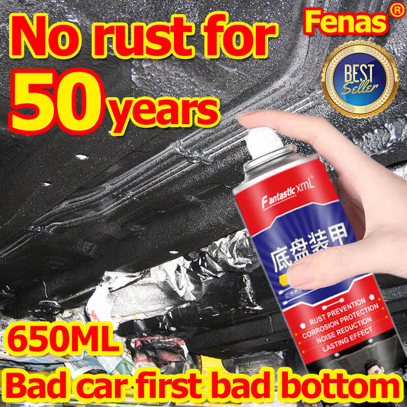 No 50Years FENAS Car Chassis Armor650ml Rust Remover Metal Paint ...