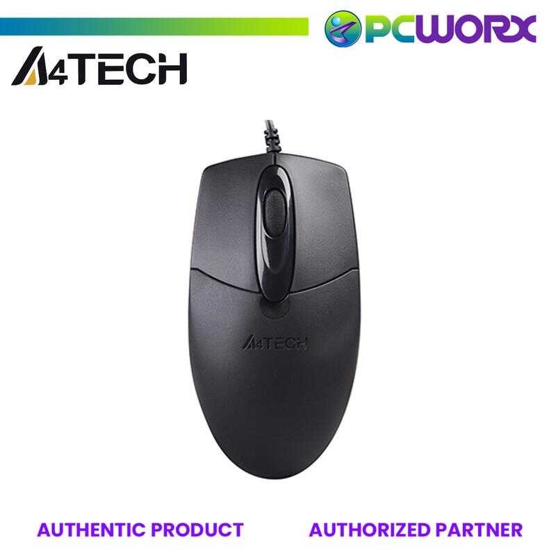 A4tech Op-720 1200 DPI Symmetric Dust-Resistant Wheel Plug & Play USB ...