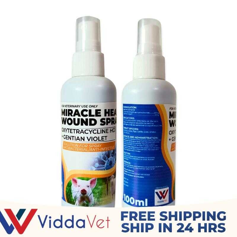 Viddavet 100Ml Of Miracle Heal Wound Spray For Animals Fa5 | Shopee ...