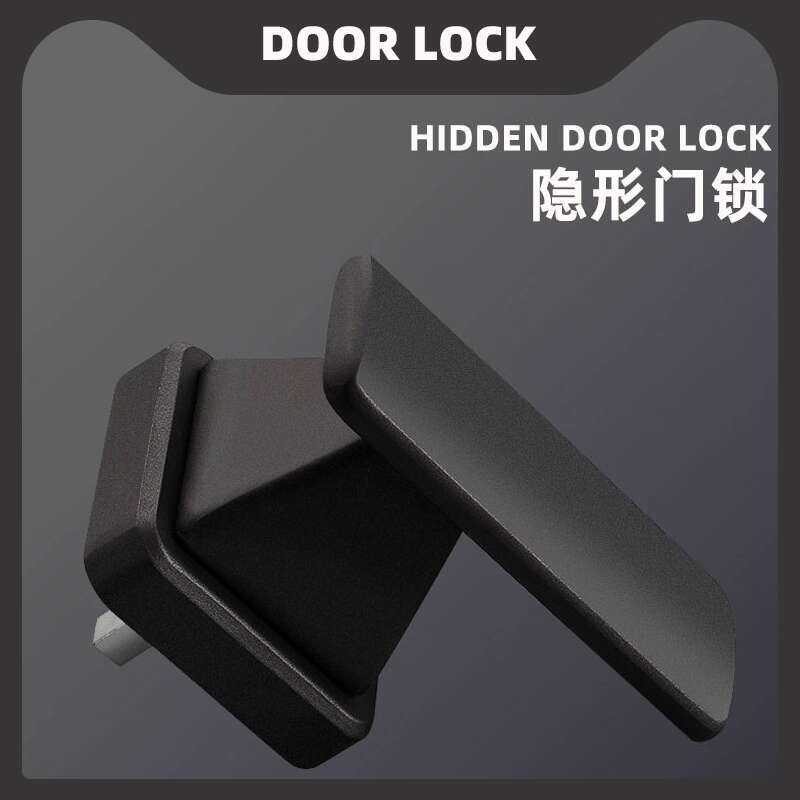 Invisible Handle Wooden Room Background Wall Single-Sided with Keyhole ...