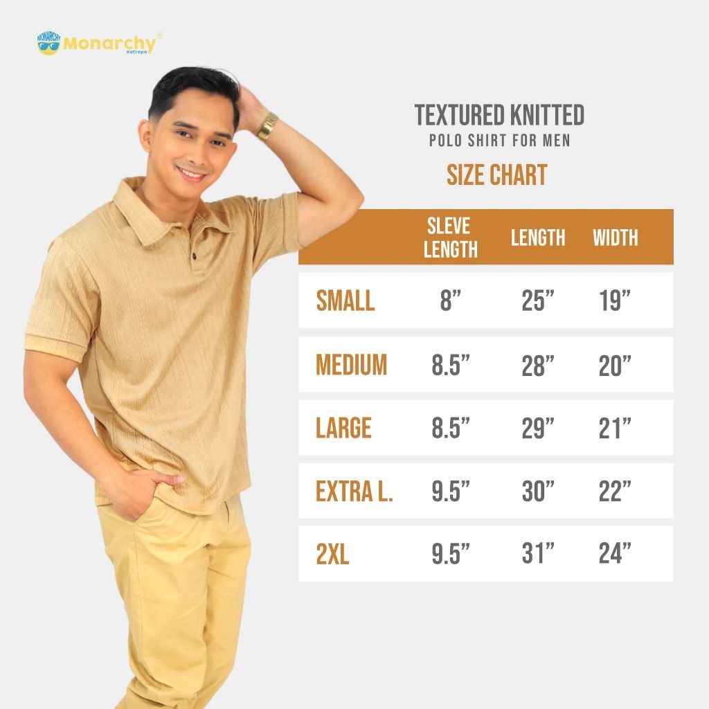 Monarchy Textured Knitted Polo Shirt for Men | Textured Knitted Fabric ...