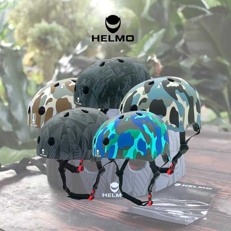 HELMO Bike And Sports Helmet W/ Design 2 | Shopee Philippines