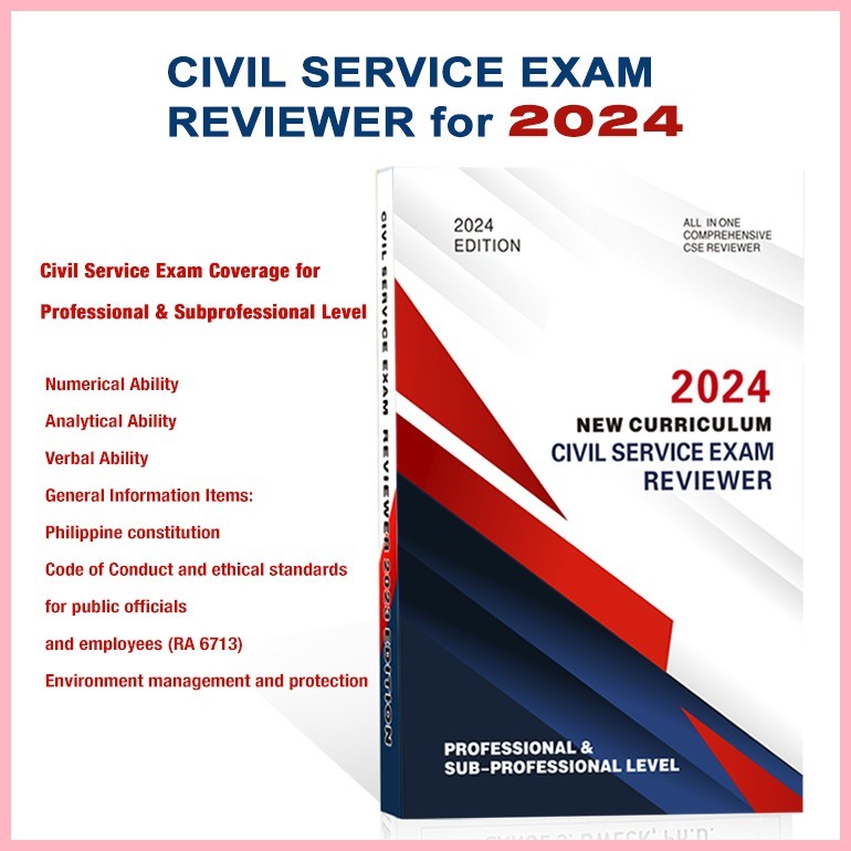 CSE civil service reviewer 2024 cse reviewer 2024 cse reviewer edition ...