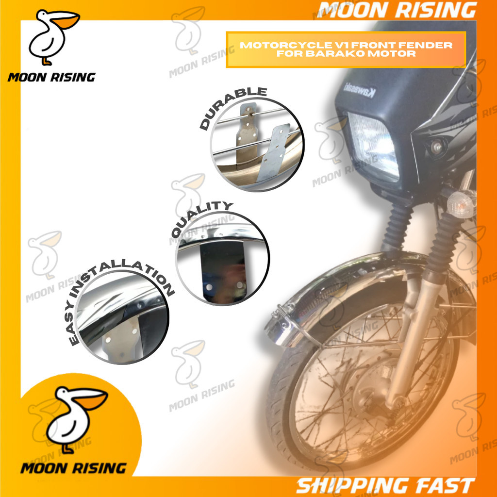 Motorcycle v1 Front Fender for BARAKO motor [MOONRISING] | Shopee ...
