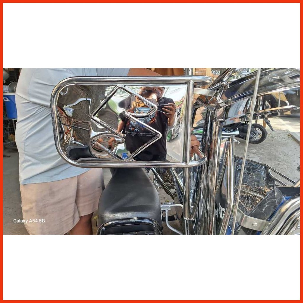 sidecar back sandalan- trycycle passenger guard, stainless sidecar ...
