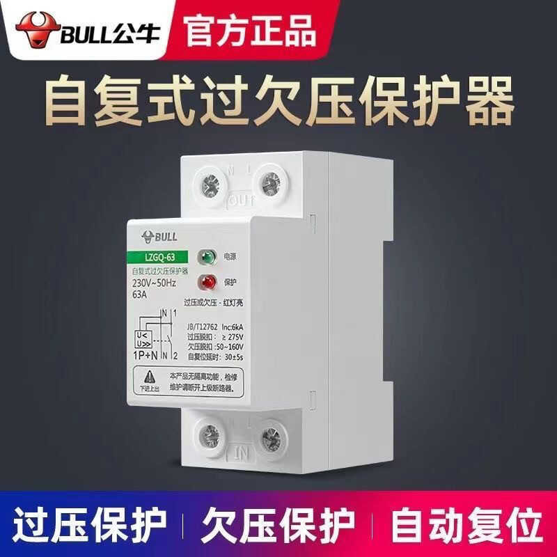 Bull Self-Resetting and Undervoltage Protector 220V Household Surge ...