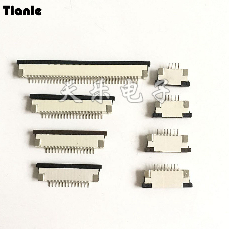 ☑♥ 1.0MM FPC Connector 4p-36p Top Connection Bottom Connection Pull-out ...