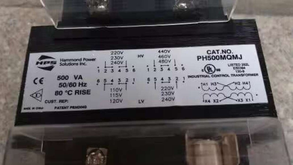 HPS Industrial Transformer Input 220~480V to 110~240V 500W Multi ...