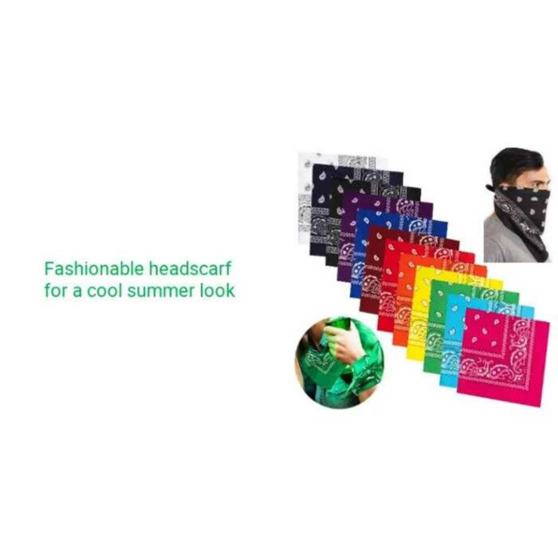 Stylish Cotton Paisley Bandana Panyo Scarf Head Wrap Hanky, Affordable ...