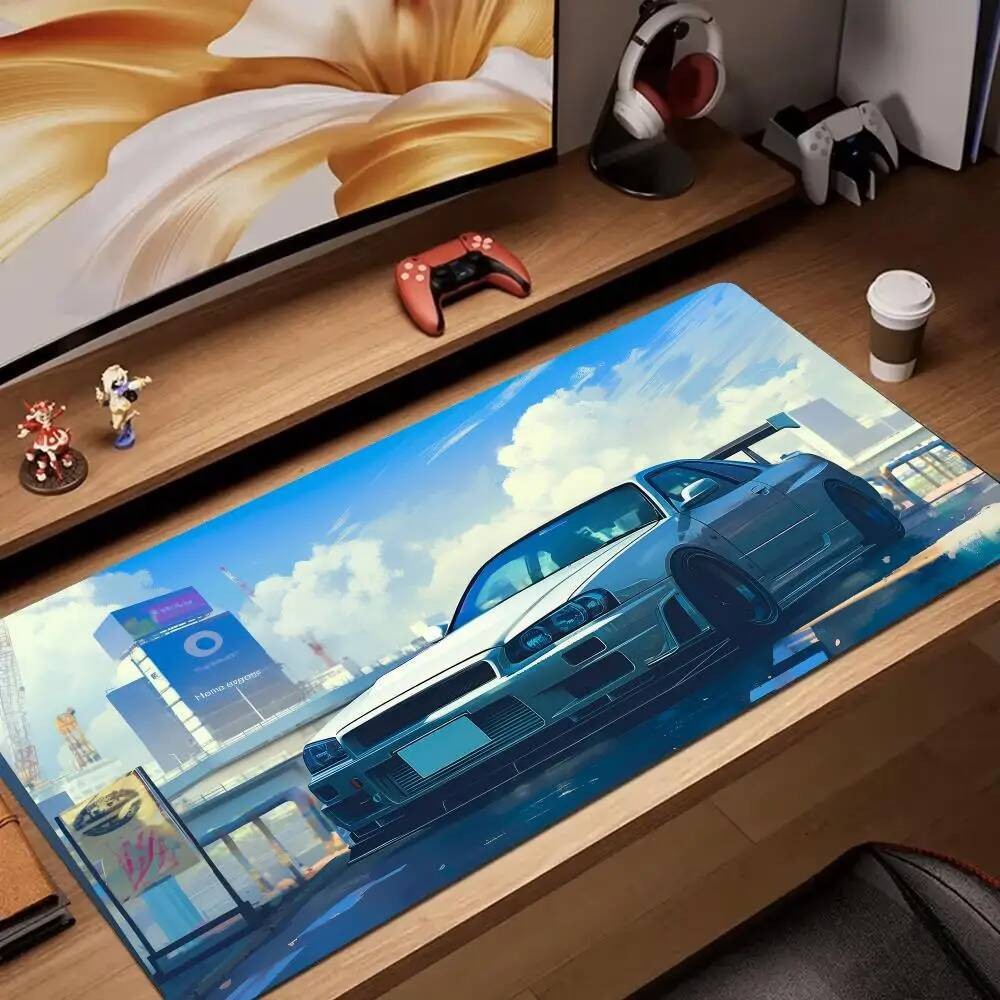 JDM Sports car Mouse Pad rubber anti-slip Desk Mat gamer pc accessories ...