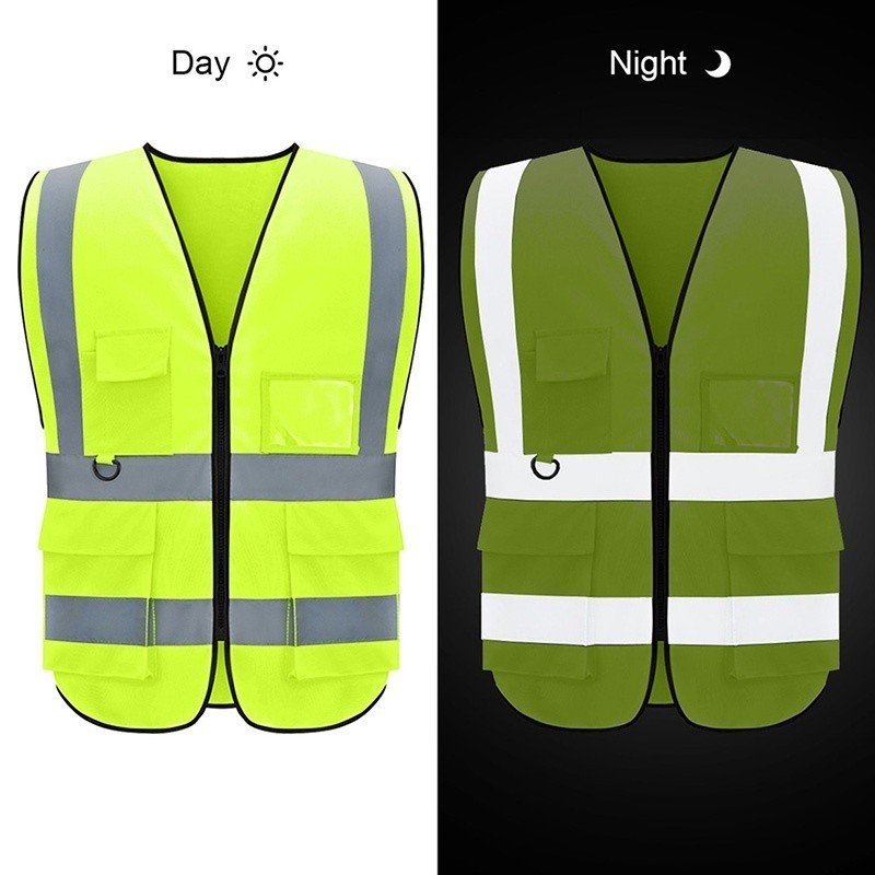 Adult High Visibility Reflective Safety Vest Warning Reflectorized Vest ...