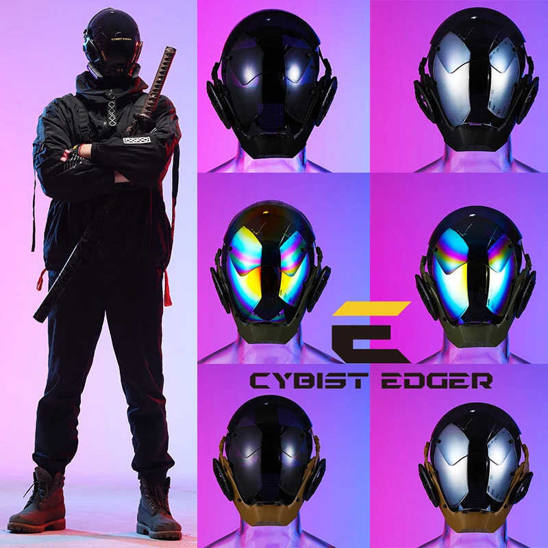 Tt Mask Cyberpunk Cosplay Wear Futuristic Cool Helmet CQB Mechanical ...