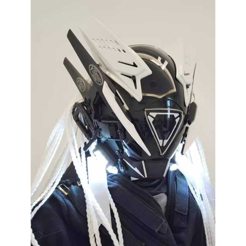 Cyberpunk Mask Cosplay Predator Helmet Functional Style Tech Sense Full ...