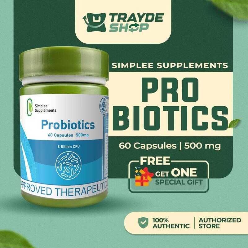 Simplee Probiotics Capsule Supplements FDA Approved| 500Mg.| 60 ...