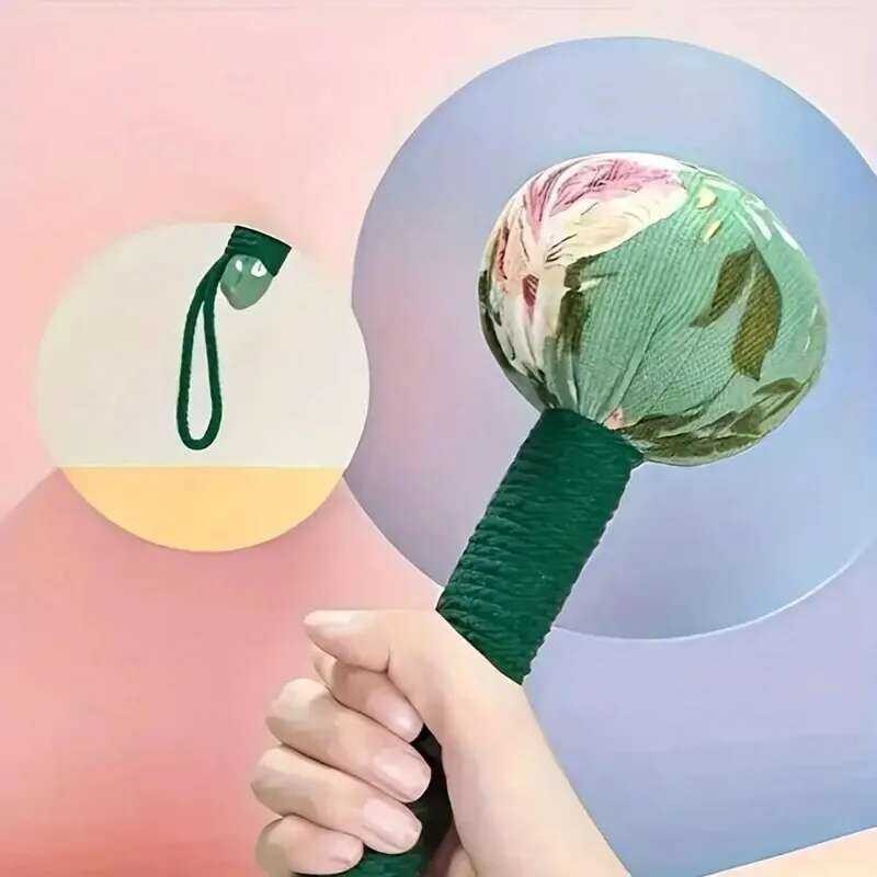 Handled Long Mugwort Massage Hammer For Lymphatic Drainage - Manual ...