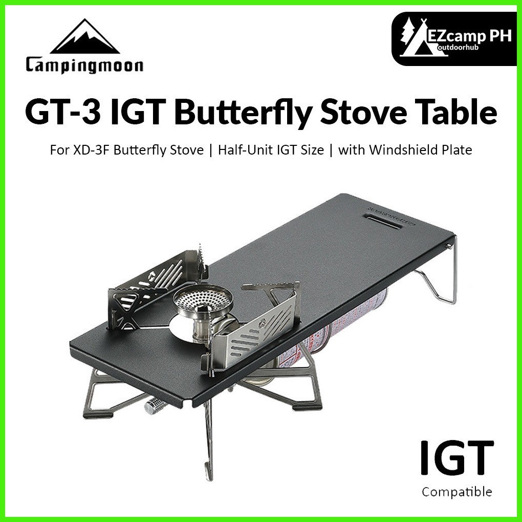 Campingmoon GT-3 Butterfly Butane Stove Table Half Unit IGT Camping ...