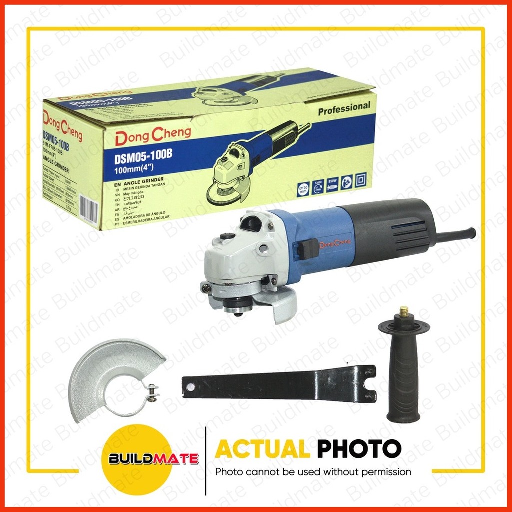 DONG CHENG Angle Grinder 850W DSM05-100B BUILDMATE | Shopee Philippines