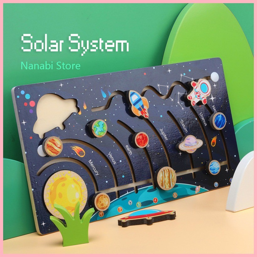 Educational Toys Eight Planets Outer Space Solar System Jigsaw Puzzle ...