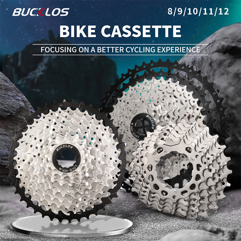 BUCKLOS Bike Chain 9 Speed MTB Chain 8 Speed Gold Silver Bicycle Chains 10/11/12S Cassette Cogs ...
