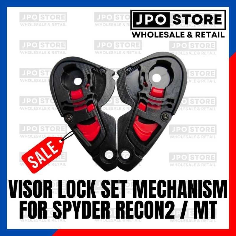 Visor Lock Set Mechanism For Recon2 MT ZEBRA 838 RXR 691A Full Face ...