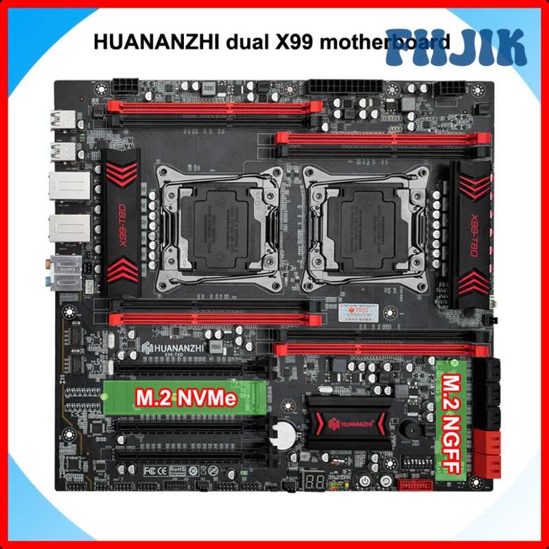 Tt FHJIK HUANANZHI X99-T8d Motherboard With 8 Ddr3 RAM M.2 NGFF Nvme ...
